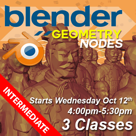 Geometry Nodes Online - starts Wednesday October 12th – FX Dojo